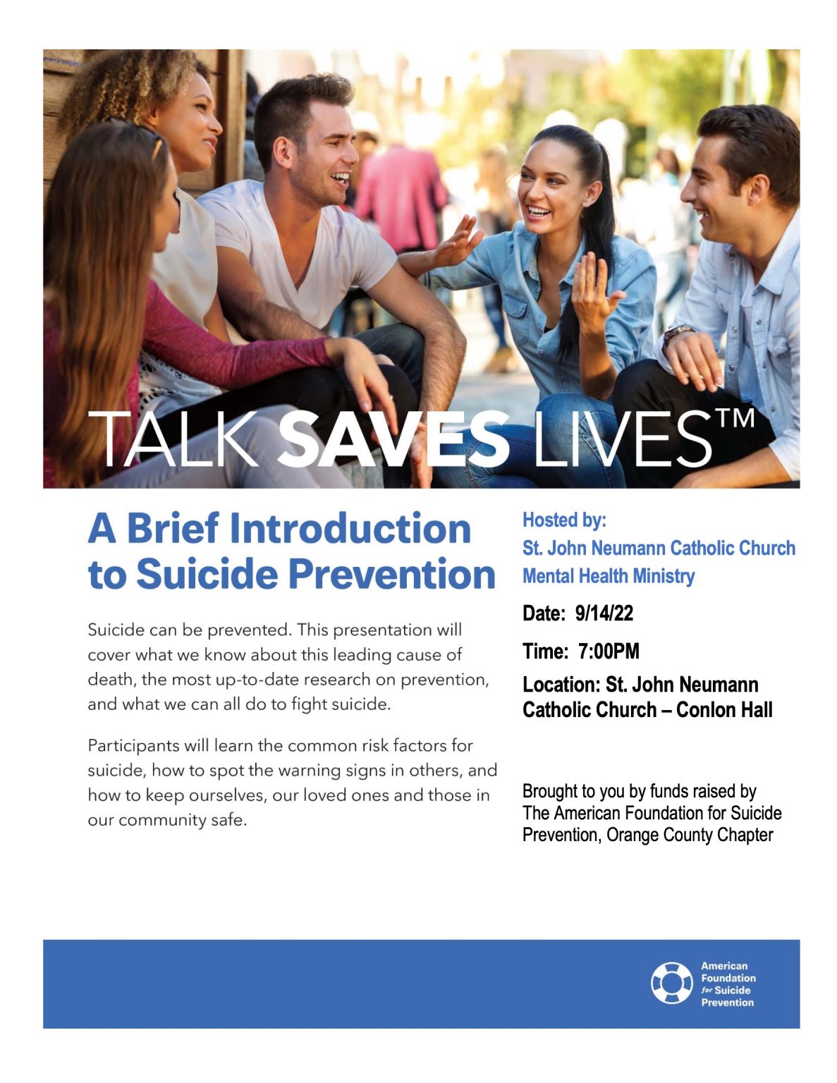 Talk Saves Lives - RCBO